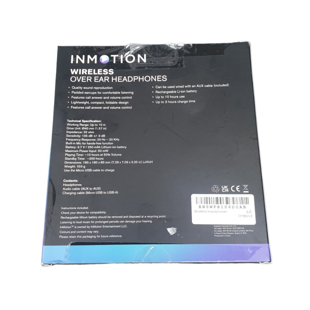 New Inmotion Wireless Headphones - Own4Less